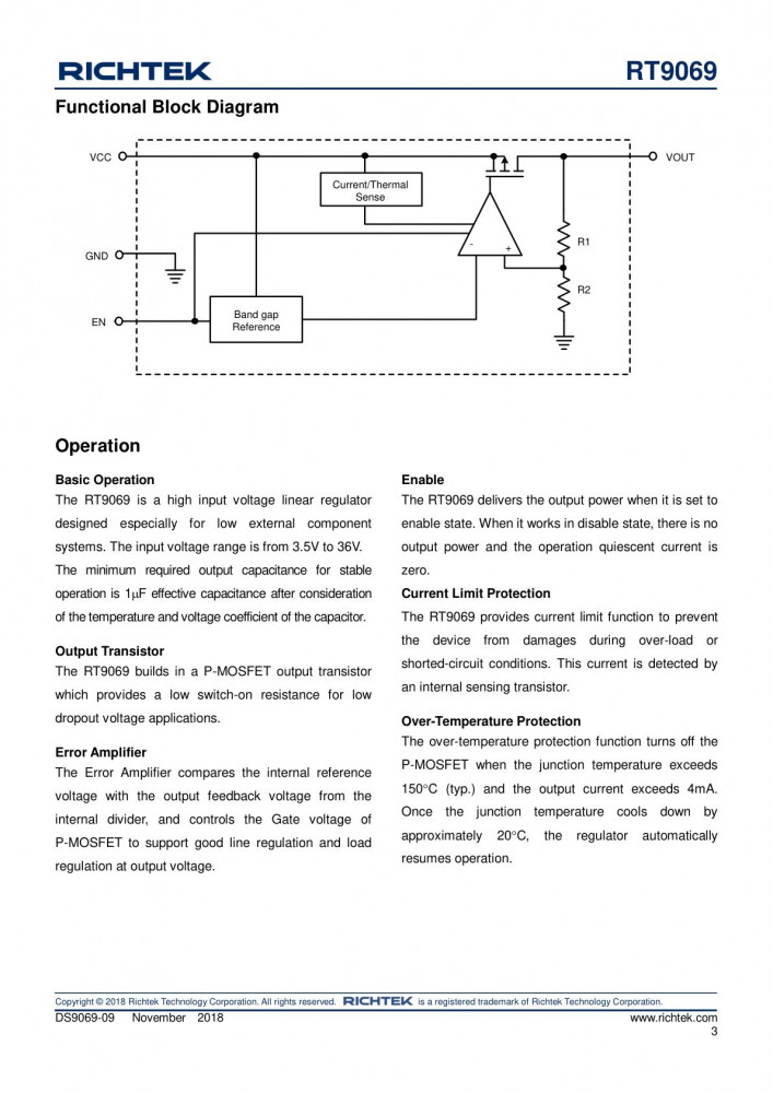 RT9069 datasheet page 3