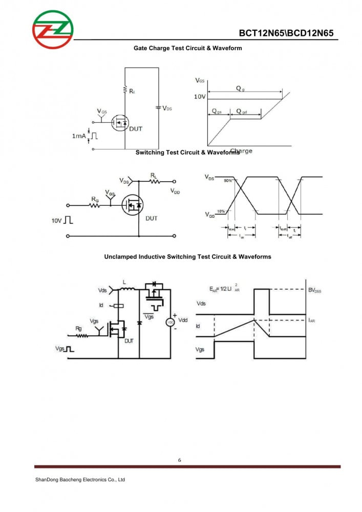 BCT12N65 datasheet page 6