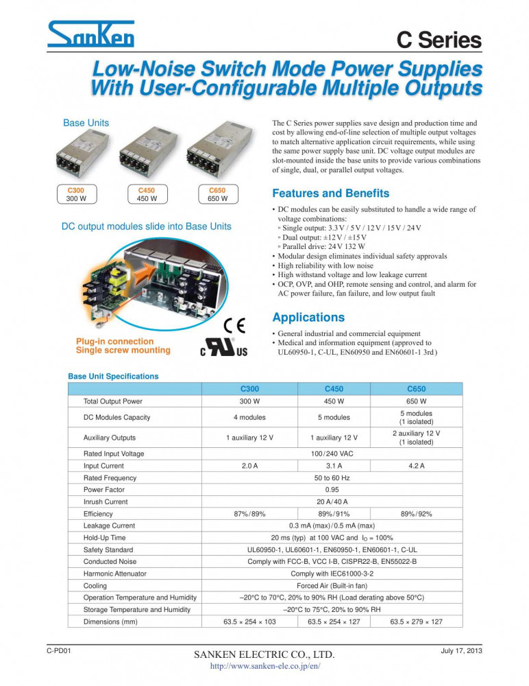 C Series technical document, page 1