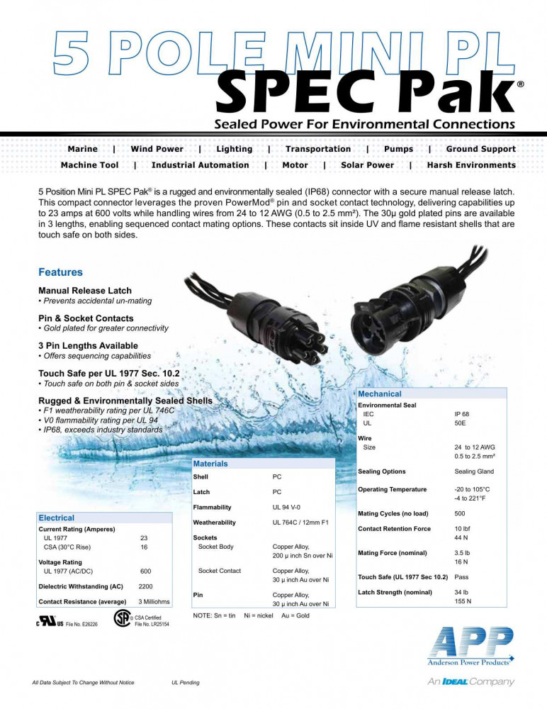 SK1-021M05 technical document page 1