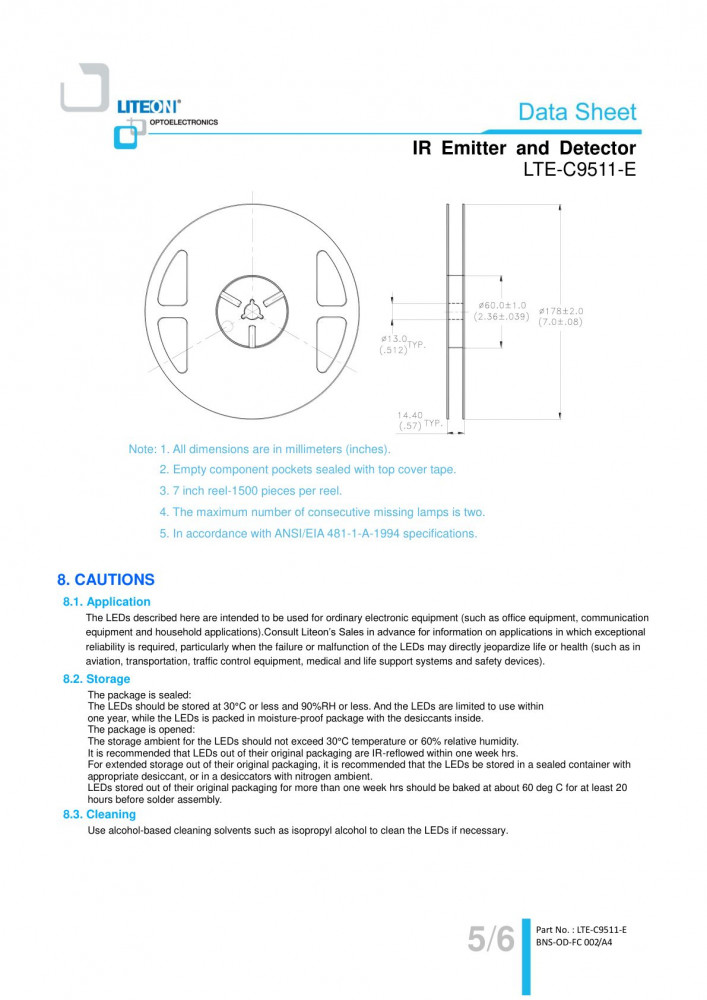 LTE-C9511-E datasheet page 6