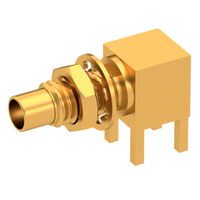 SMC / STRAIGHT PLUG FEMALE SOLDER CLAMP FOR .085''/50 SR GOLD
