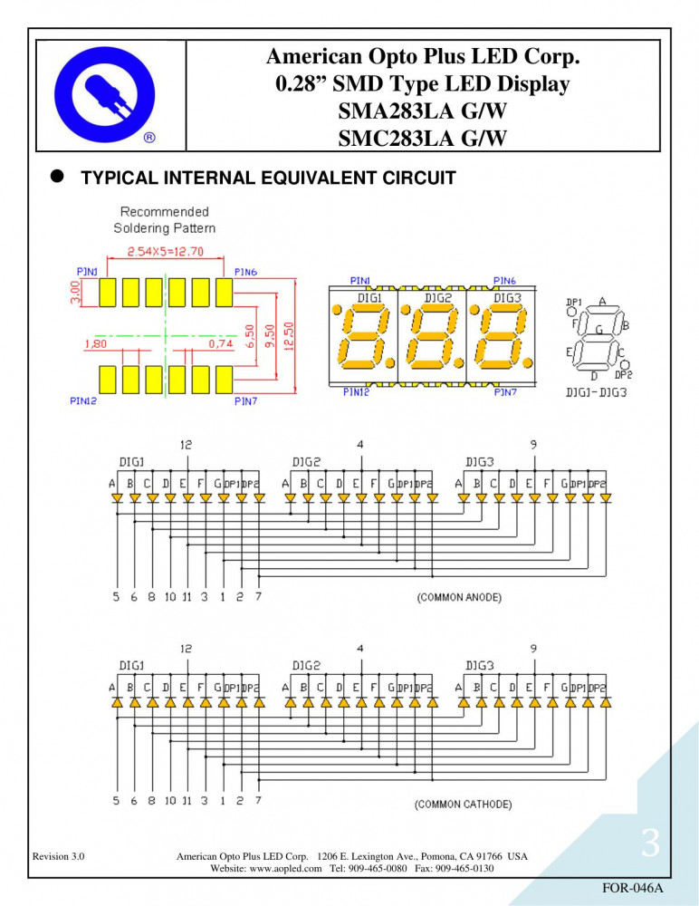 SMA283LA datasheet page 3