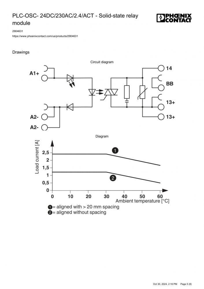 Phoenix Contact 2904631 technical document page 5