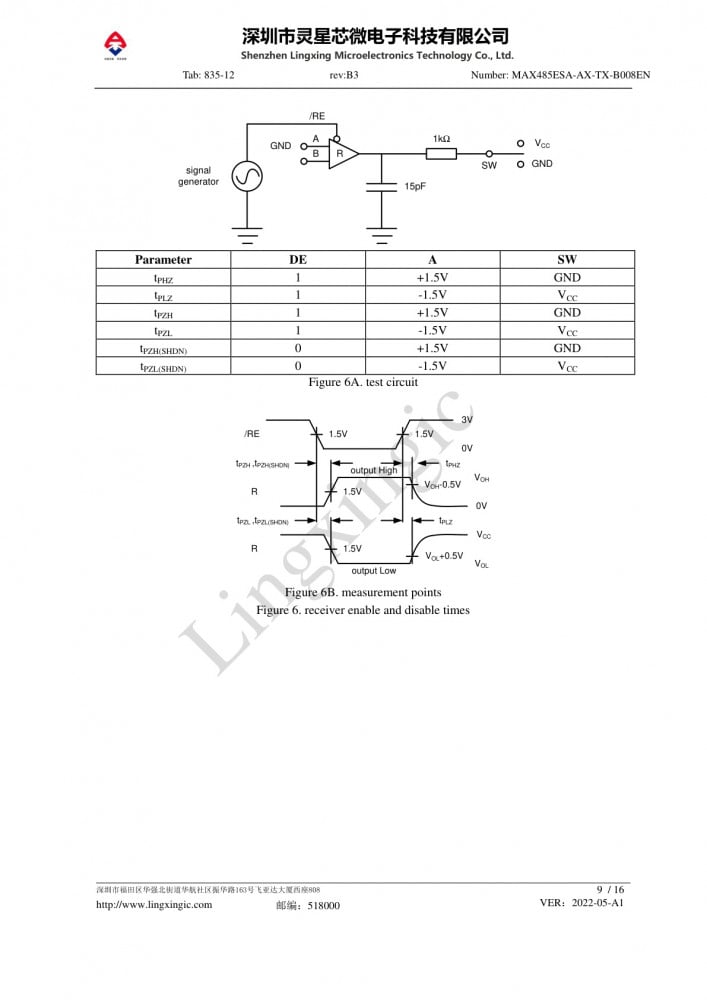 MAX485ESA(LX) datasheet page 9