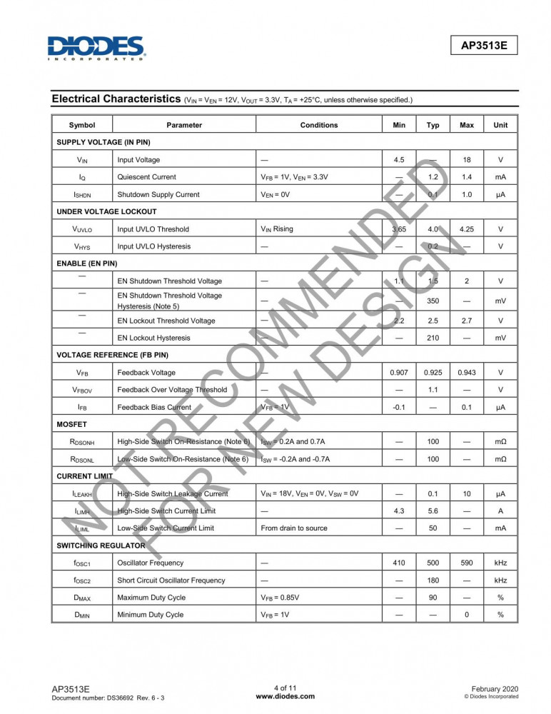 AP3513E datasheet page 4