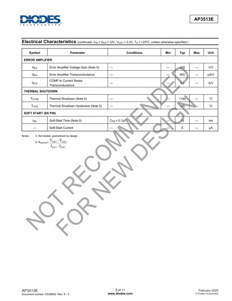 AP3513E datasheet page 5