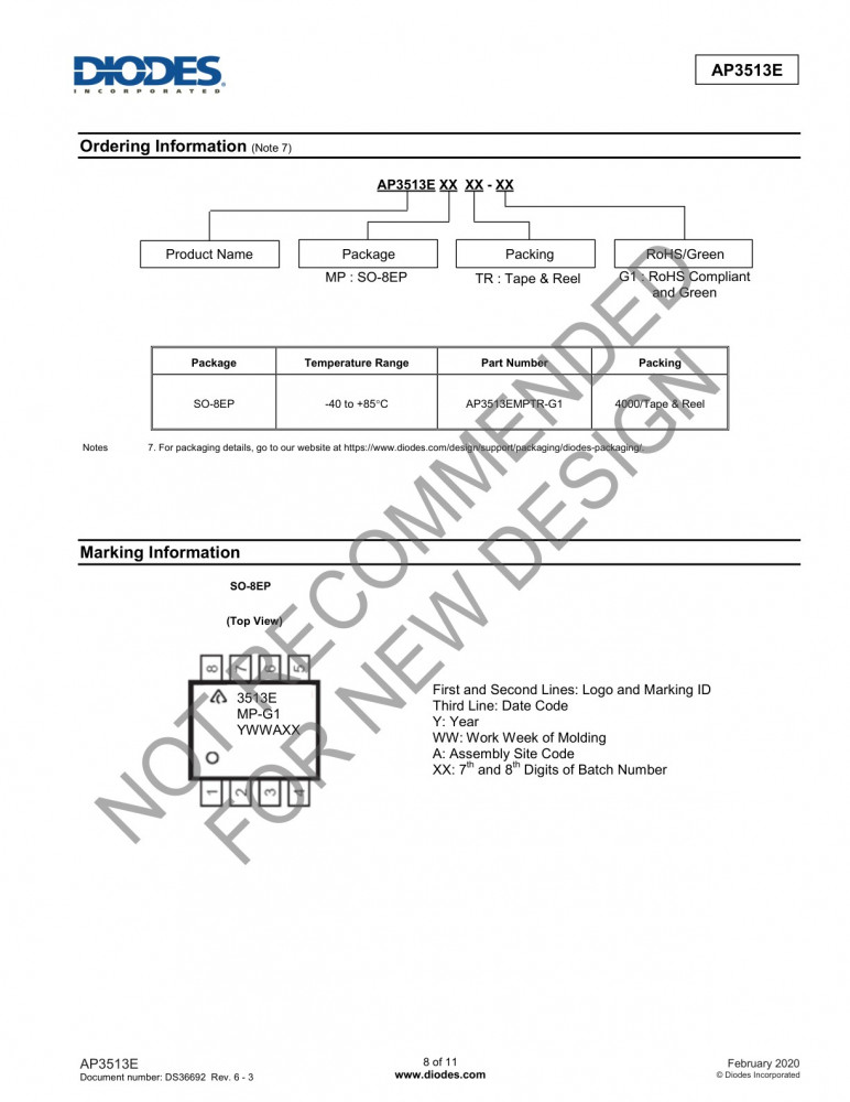 AP3513E datasheet page 8