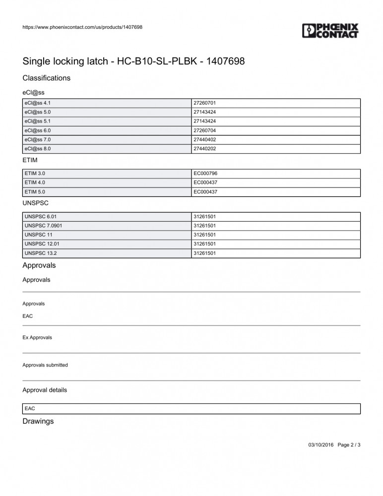 Phoenix Contact 1407698 product document image 2