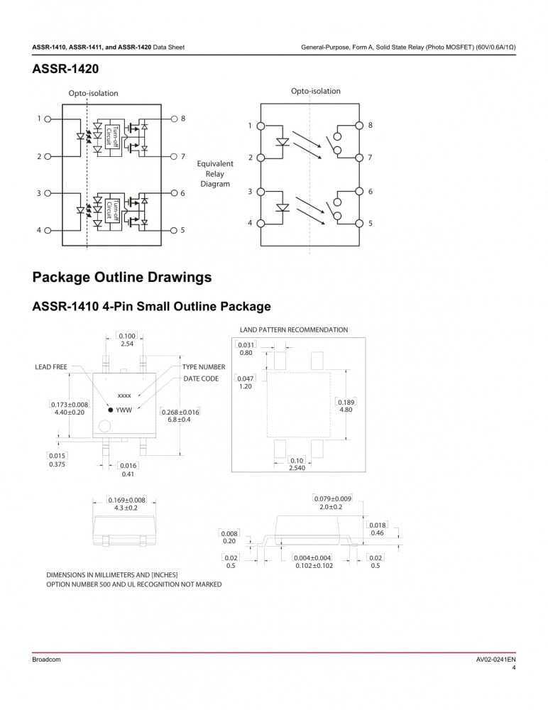 ASSR-1410 datasheet page 4