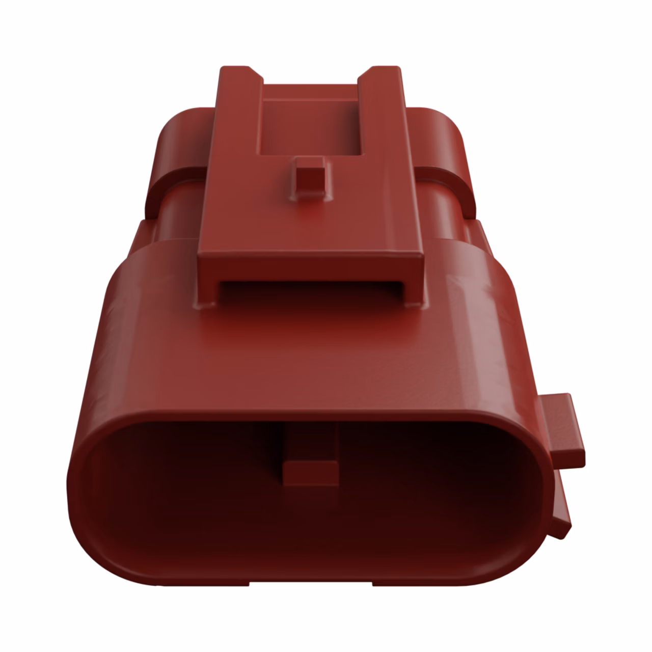 Squba Sealed Plug Assembly with Clipslot, 1.80mm Pitch, Single Row, 8 Circuits, Red for sale