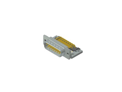 D-SUB Standard • 15-pos. • Plug • Solder pin angled .318