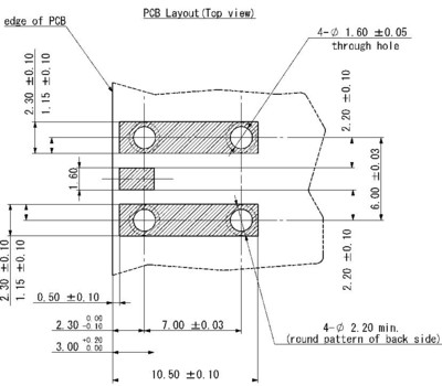 Yamaichi Electronics HFU106P-5001-0L-VE Coaxial Connector RF Assembly