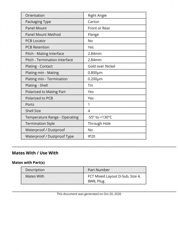 MOLEX 1731070582 technical drawing page 3