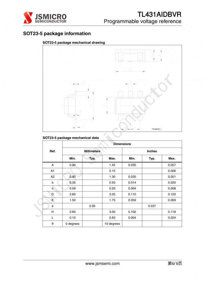 TL431AIDBVR technical document page 6