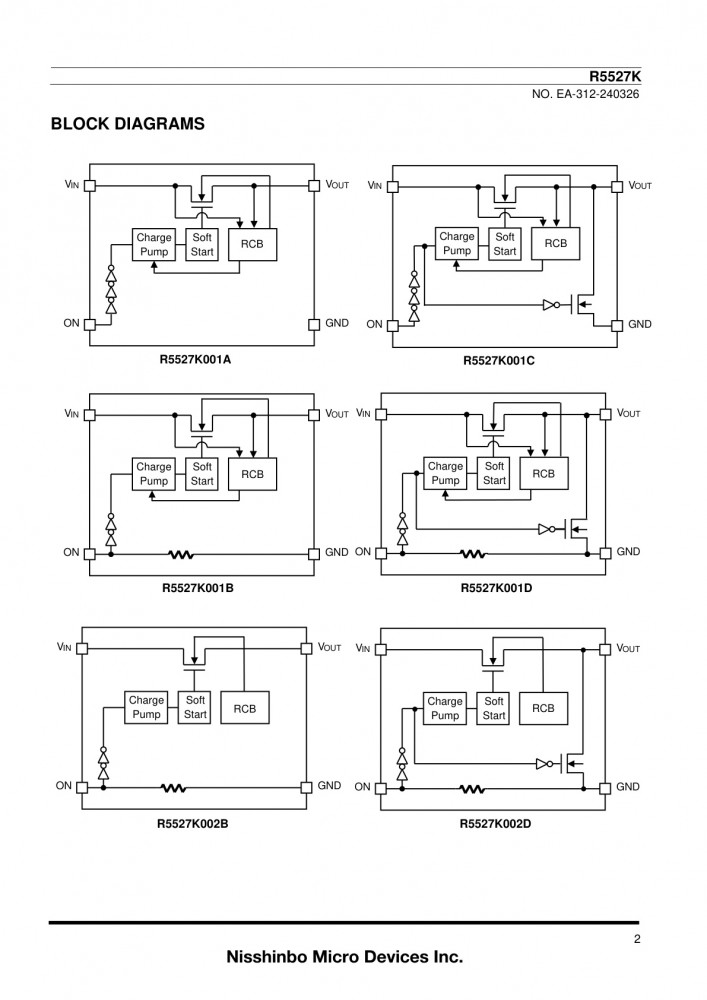 R5527K datasheet page 2