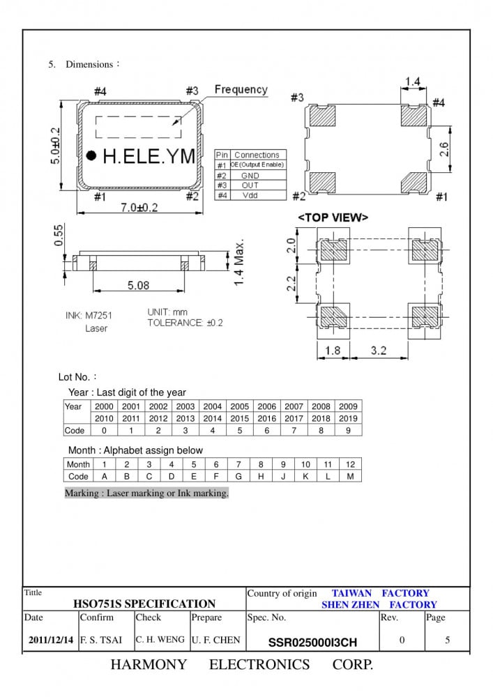 SSR025000I3CH datasheet page 5