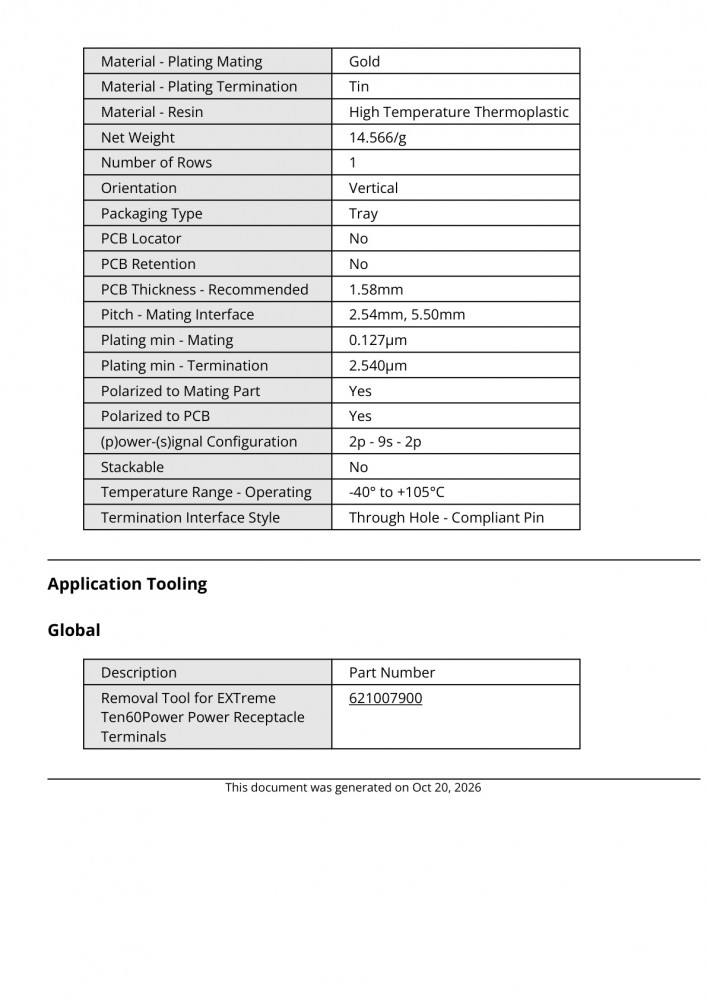 MOLEX 465621085 technical document image, page 3