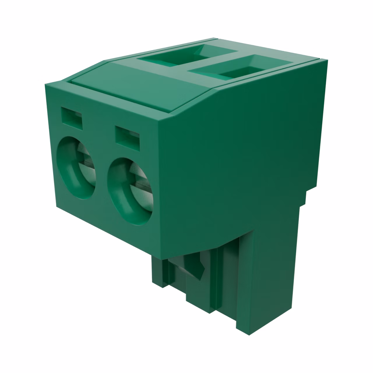 5.08mm Pitch Eurostyle Horizontal Plug, Green Housing, 2 Circuits for sale