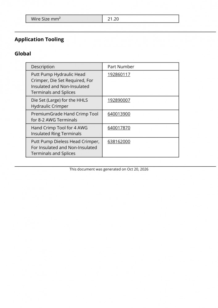 MOLEX 190670085 technical document image 3