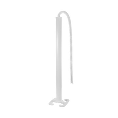 2 compartments movable snap-on column. Aluminium body and PVC cover. 2m. White finish for sale