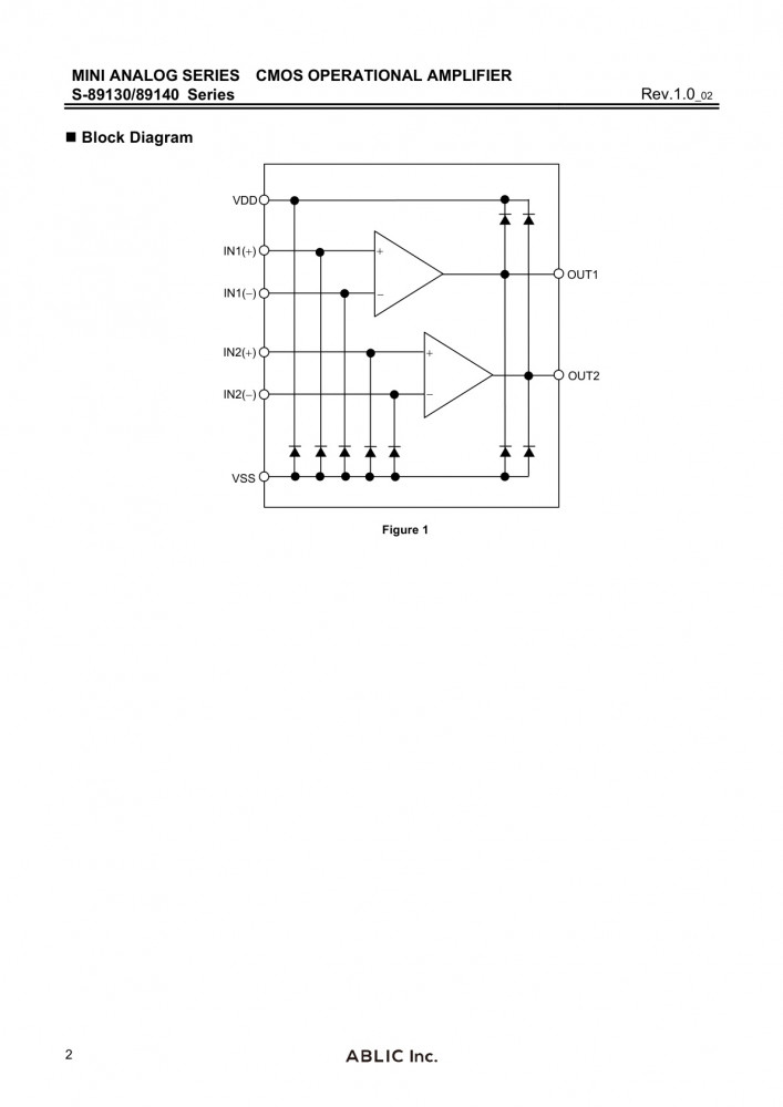S-89130/89140 datasheet page 2