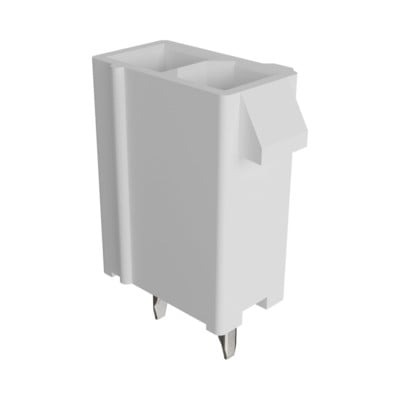 Sabre Right-Angle Header, 7.50mm Pitch, 2 Circuits, Glow-Wire Capable, 5.33mm Tail Length, for 2.40mm PCB, without Board Lock