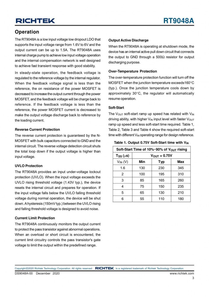RT9048AGQW datasheet page 3