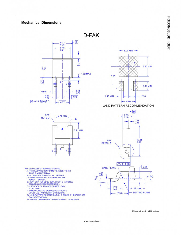 FGD3N60LSDTM datasheet page 7