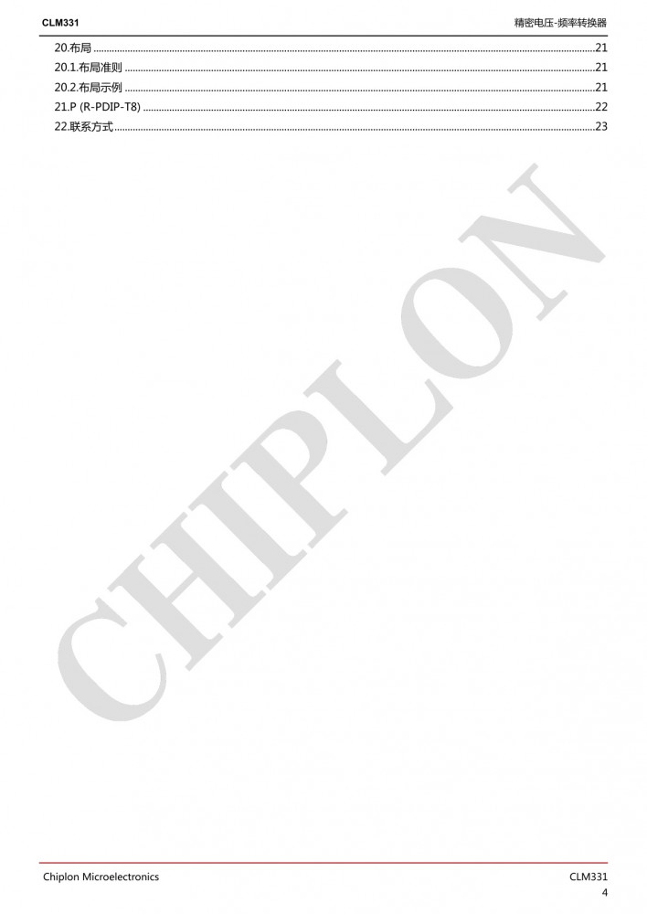 CLM331 datasheet page 4