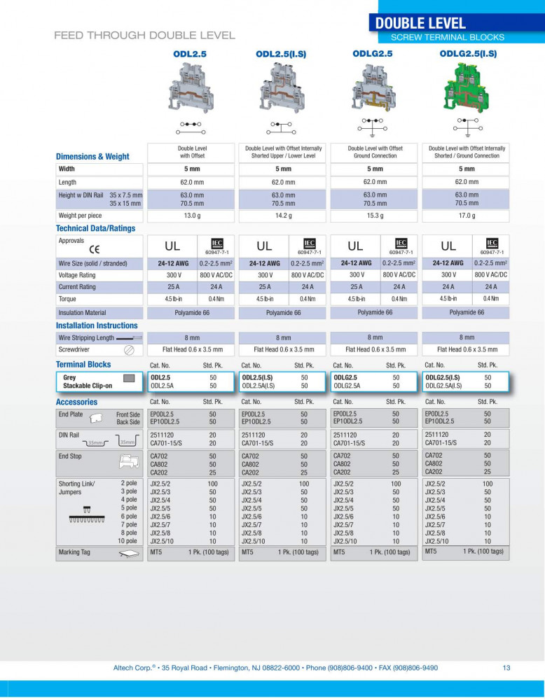 Altech technical document page 10