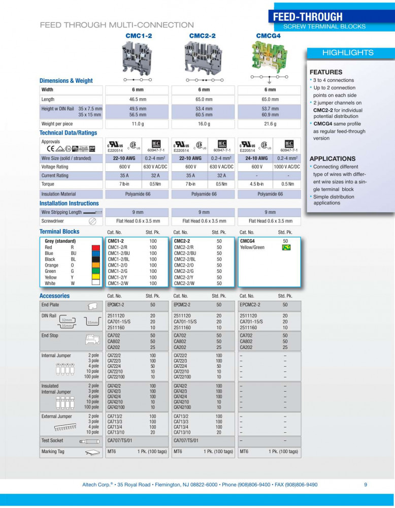 Altech technical document page 6