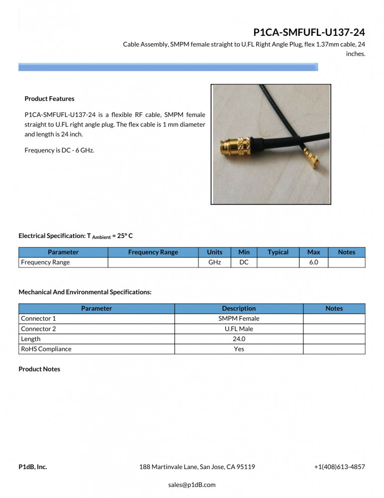 P1CA-SMFUFL-U137-24 technical document image