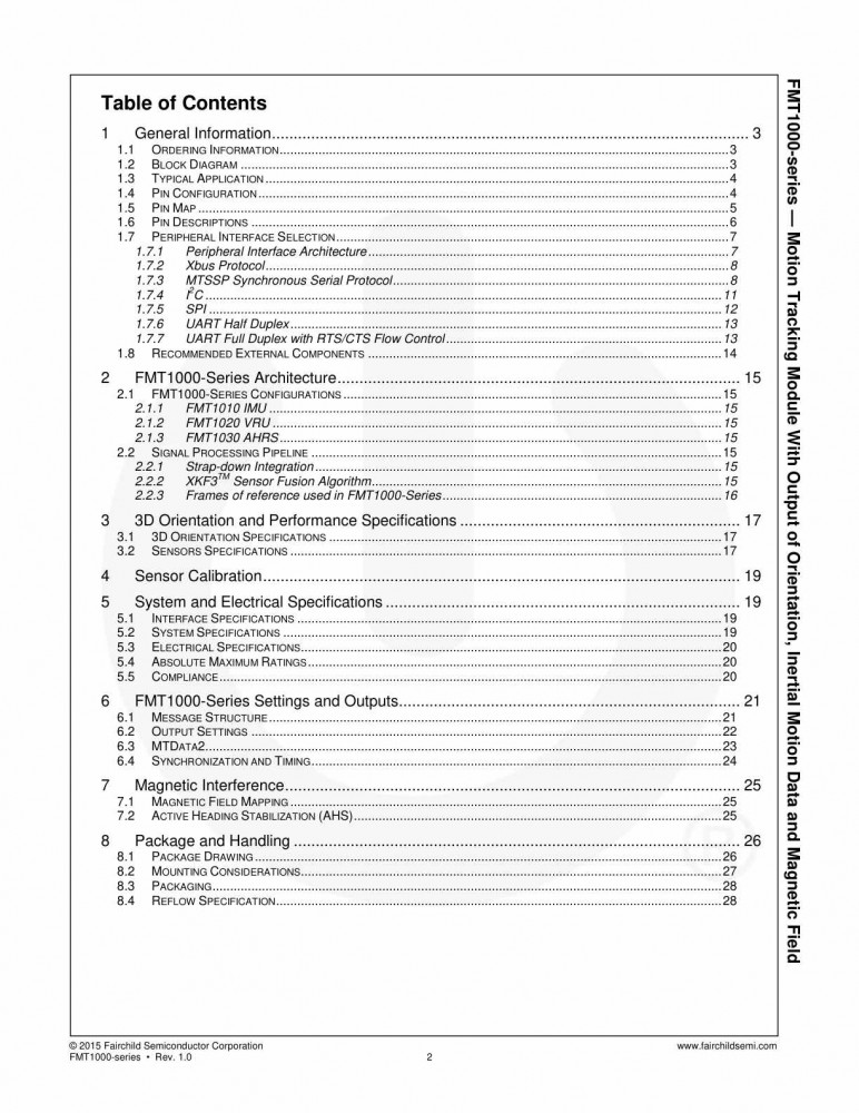 FMT1030T technical document page 2