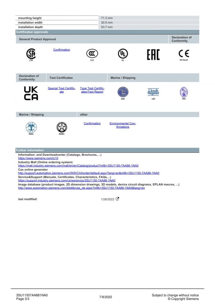 3SU11507AA881NA0 product document page 3