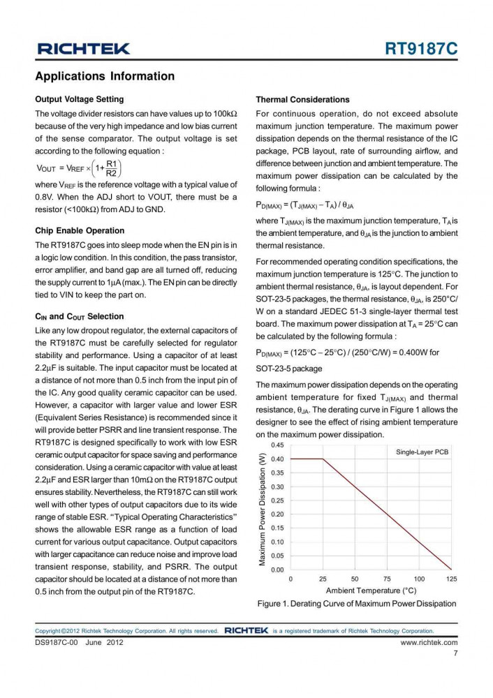 RT9187CGB datasheet page 7