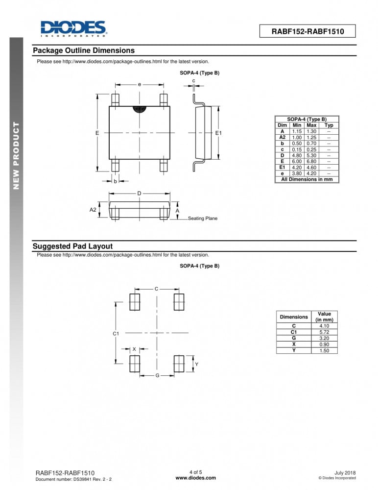 RABF1510-13 datasheet page 4