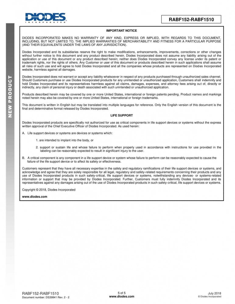 RABF1510-13 datasheet page 5