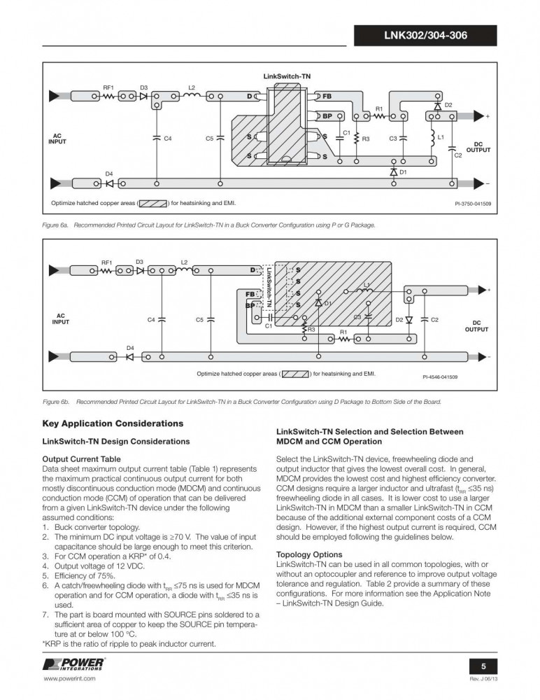 LNK302PN datasheet page 5