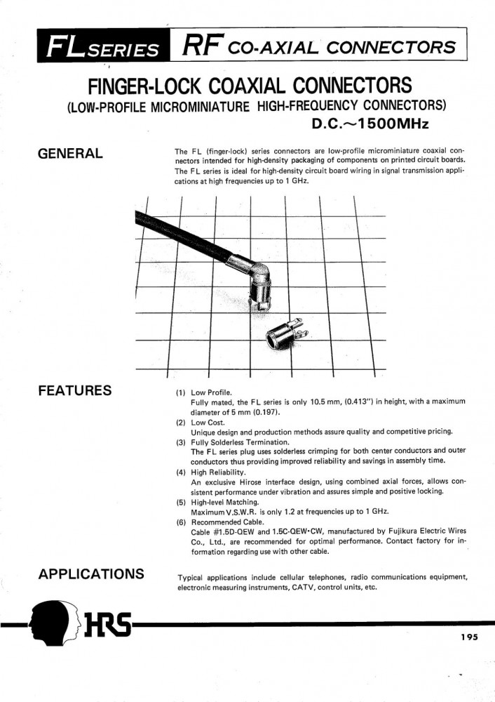 HRS FL series document page 1