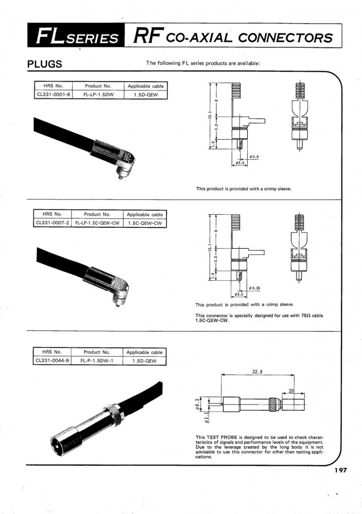 HRS FL series document page 3