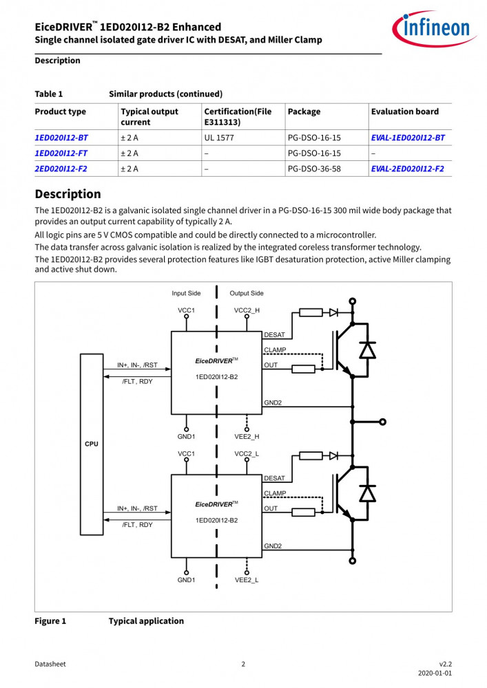 1ED020I12B2XUMA1 datasheet page 2