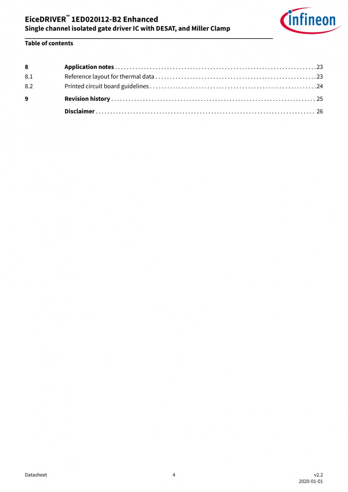 1ED020I12B2XUMA1 datasheet page 4