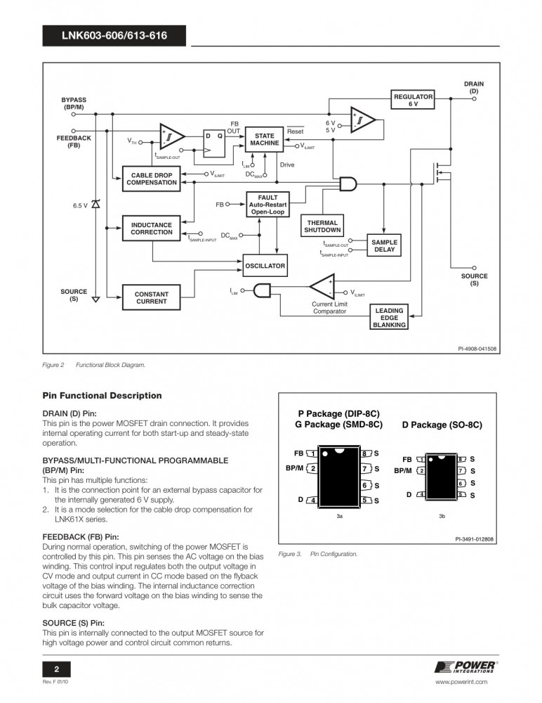 LNK605DG datasheet page 2
