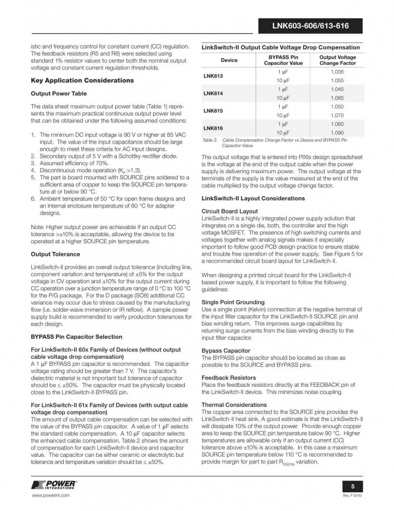 LNK605DG datasheet page 5