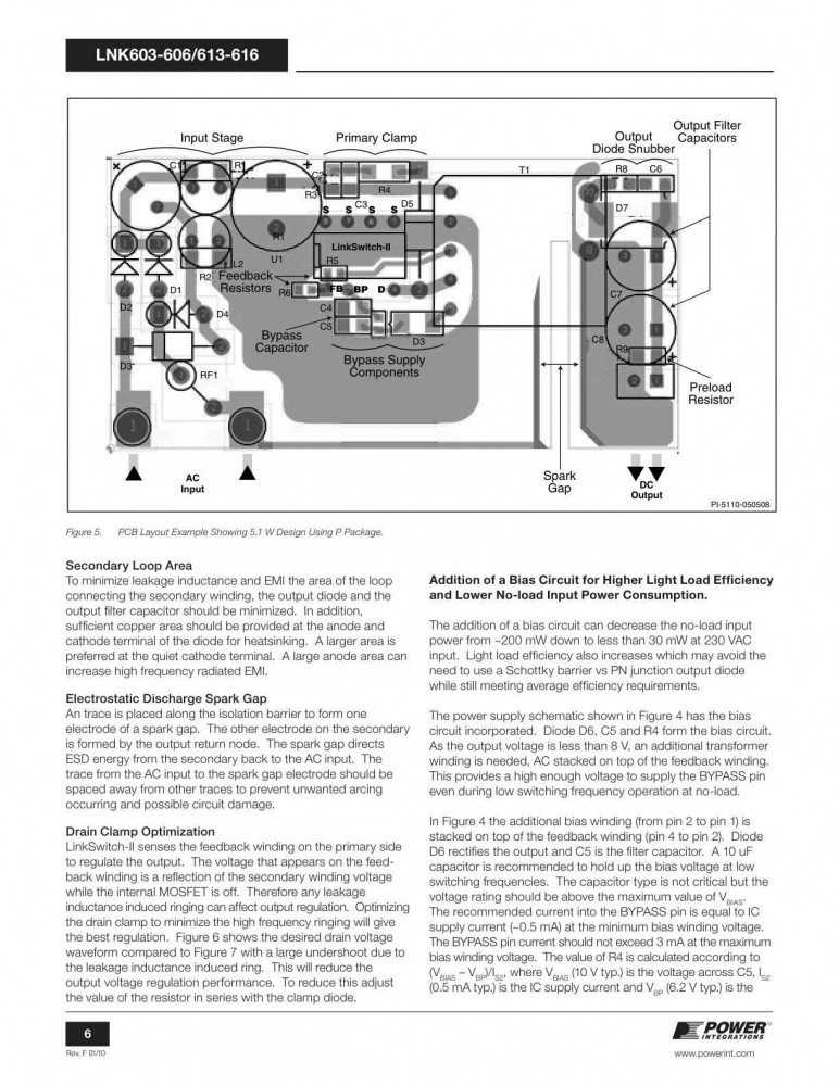 LNK605DG datasheet page 6