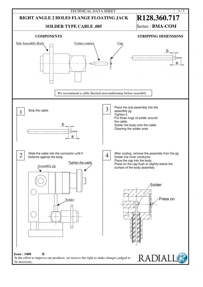 Radiall R128360717 technical document page 3