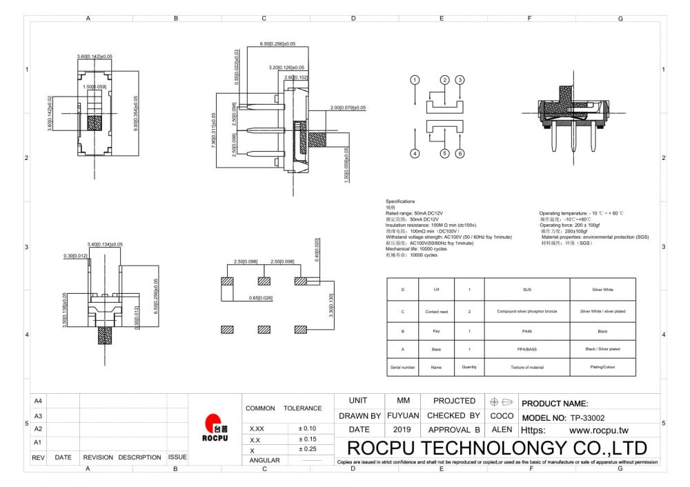 ROCPU TP-33002 technical document