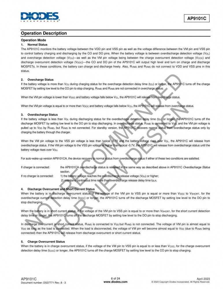 AP9101C datasheet page 6