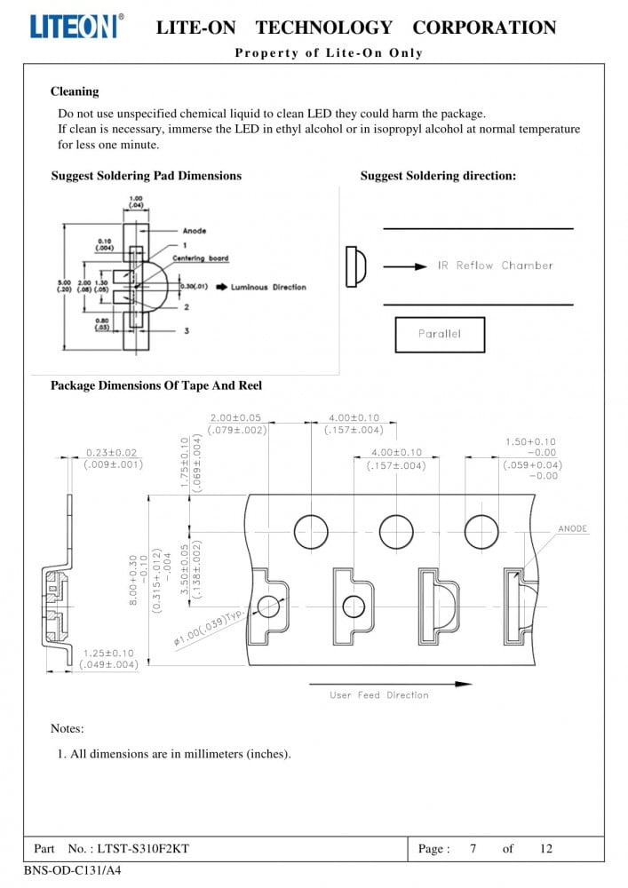LTST-S310F2KT datasheet page 8